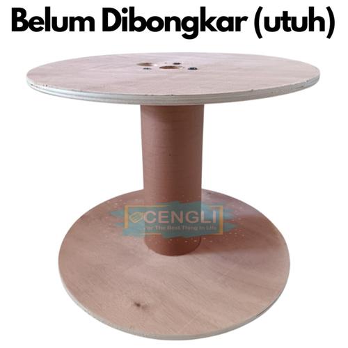 Jual Bobin Gulungan Kabel Coaxial Kayu Triplek Roll Spool Bobbin Cable ...