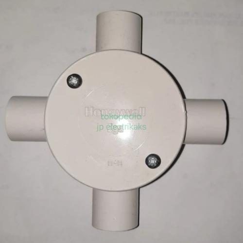 Jual Ega T Dus 20mm Cabang 4 T dus pipa conduit 20mm putih - Jakarta ...