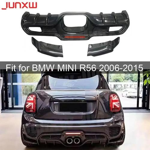 Jual Rear Diffuser Bumper Chin Spoiler With Splitters Lips And Li ...