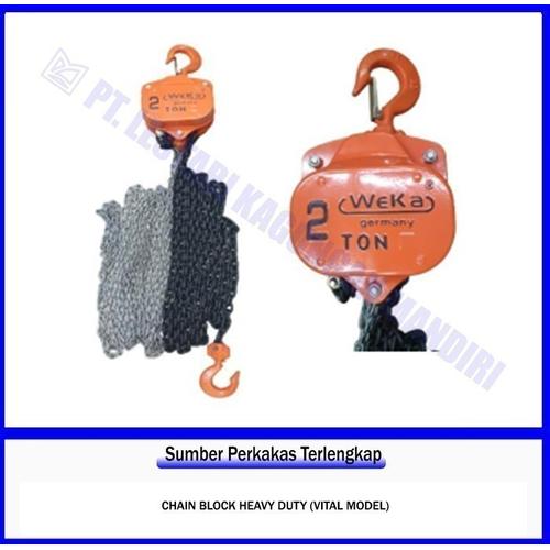Jual Chain Block Heavy Duty ( Vital Model ) Ukuran 5Tx5M , 52 Merk WEKA ...