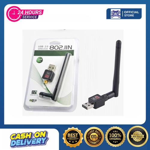 Jual USB Dongle Wireless WIFI Receiver USB Adapter 802.11N 150Mbps Antenna - Jakarta Barat ...