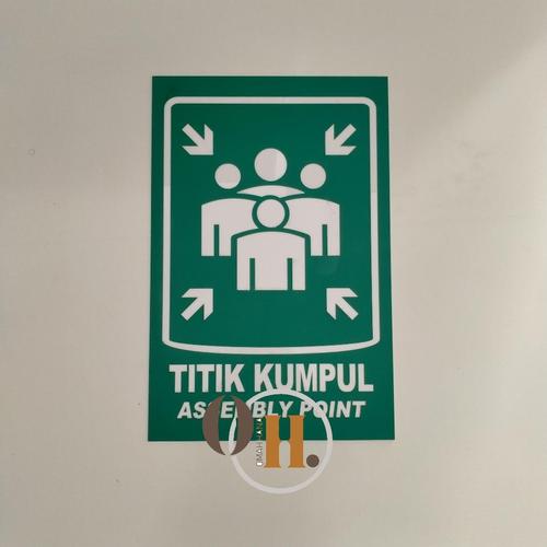 Jual [ GTH ] Akrilik Papan Titik Kumpul - Akrilik Assembly Point ...