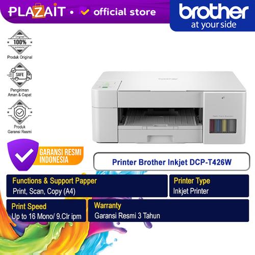 Promo Printer Brother Inkjet DCP-T426W Print, Scan, Copy Cicil 0% 3x ...
