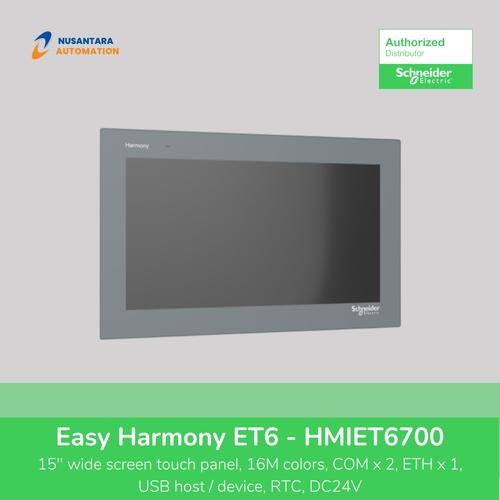 Jual Schneider Electric Harmony HMI ET6 15"W Easy Touch Panel - HMIET6700 - Kab. Bogor ...