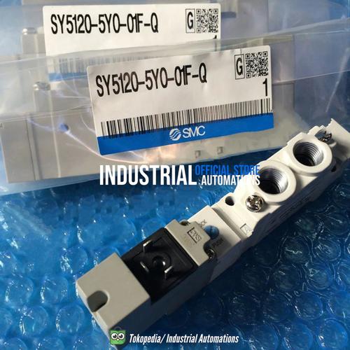 Jual SMC SY5120-5YO-01F-Q (24V DC) 5 Port Solenoid Valve Series SY5000 - Jakarta Barat ...
