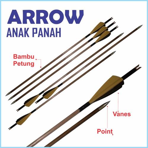 Jual Arrow Anak Panah Standar Panahan bambu petung tua - Kab. Purworejo ...