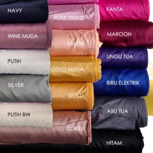 Jual Roberto cavali junior - Kain satin Velvet - bahan saten polosan ...