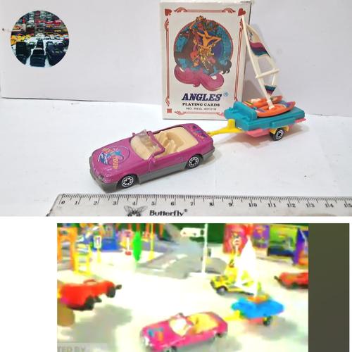 Jual Diecast Mercedes Benz SL Mobil Iklan Kinoman Mainan Jadul Trailer ...