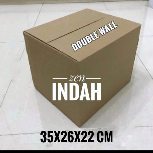 Jual kardus karton box 35x26x22 cm DOUBLE WALL - Jakarta Barat - Zen ...