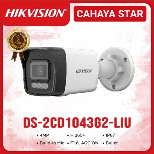 Jual IP CAMERA HIKVISION DS-2CD1043G2-LIU 4MP Smart Dual Light + AUDIO MIC - Jakarta Utara ...