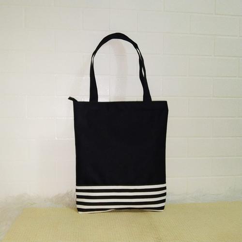 Jual Tote Bag Kanvas Resleting Polos Totebag Kuliah Belanja bisa custom ...