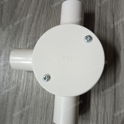 Jual Ega T dus 25mm Cabang 3 T dus pipa conduit putih - Jakarta Pusat ...