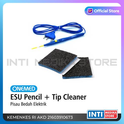 Promo ONEMED - Surgical ESU Pencil + Tip Cleaner | Pisau Bedah Elektrik ...