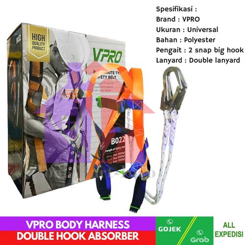 Jual VPRO full body harness double big hook + absorber - Jakarta Utara - ToolsMart-Indo | Tokopedia