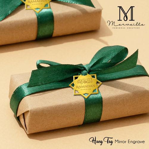 Jual Hang Tag Eid Idul Fitri Hiasan Kado Hampers Label Hadiah - B, Gold ...