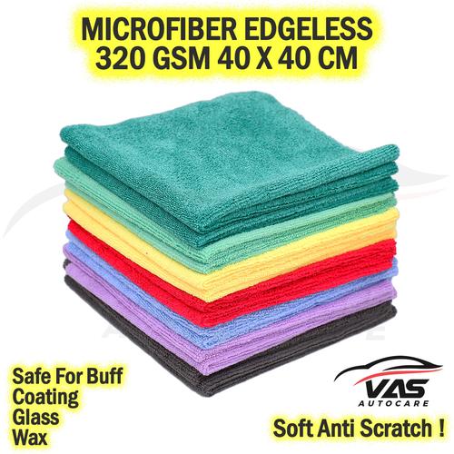 Jual Microfiber Edgeless 320GSM 40x40cm 320 GSM 40 x 40 PREMIUM Lap ...