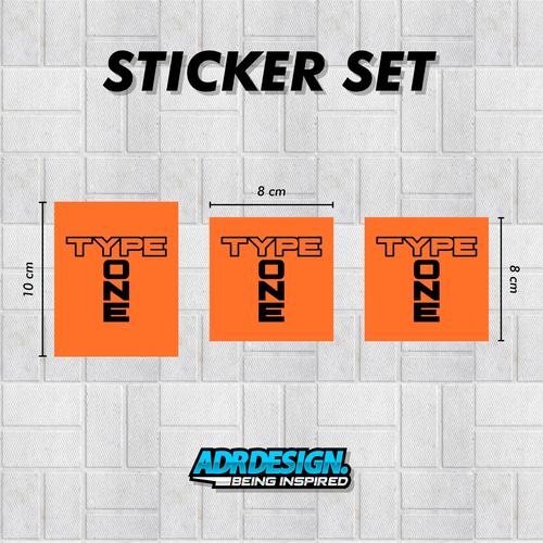Jual Sticker Bumper Mobil Type One Spoon JDM Jazz / City / Brio / Civic ...