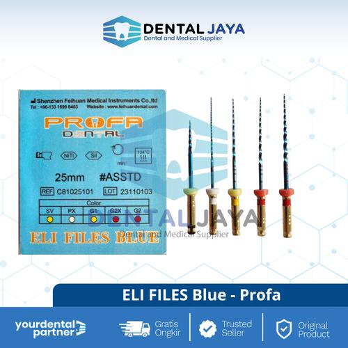 Promo Eli Endo Rotary File Blue Profa Endofile MG3 Perfect lentur ...
