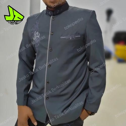 Jual jasko abu by jasco Tasik original jas Koko busana muslim pria ...