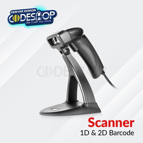 Jual Scanner Barcode CODE CR-950 2D Imager Efaktur Auto Scan Sense USB ...