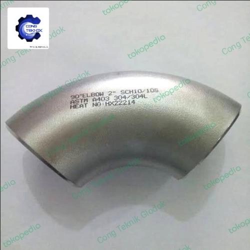 Jual Elbow Las Stainless 1" Inch SCH10 SS304 / Knee SUS 304 Welded ...