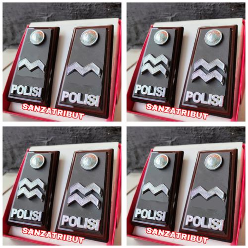 Jual Pangkat PDH Polisi AIPDA AIPTU Full Mika Dov - AIPTU, List HITAM ...