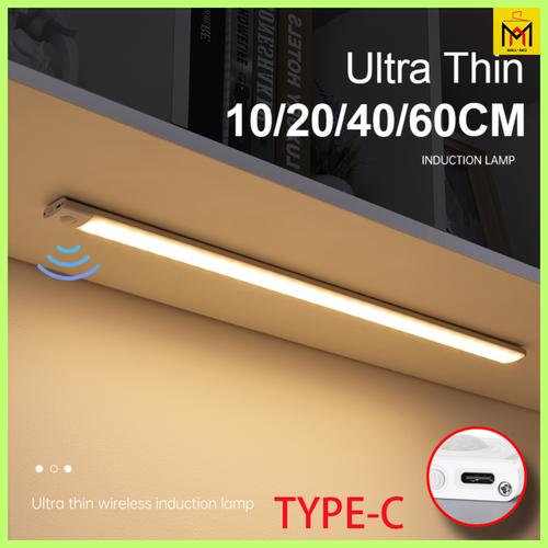 Promo Lampu Meja Lemari LED 3 Warna Dengan Sensor Gerak Rechargeable ...