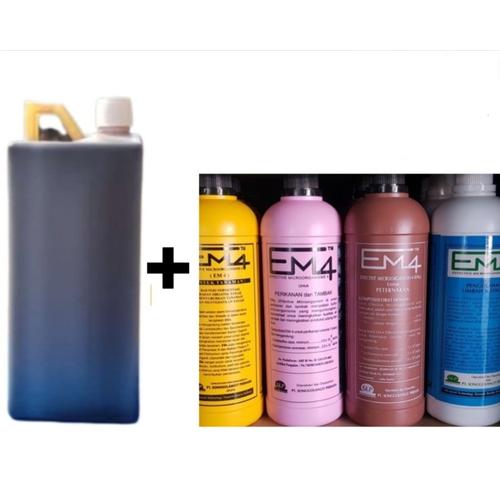 Jual PAKET MOLASE + EM4 pupuk pertanian perikanan peternakan limbah ...