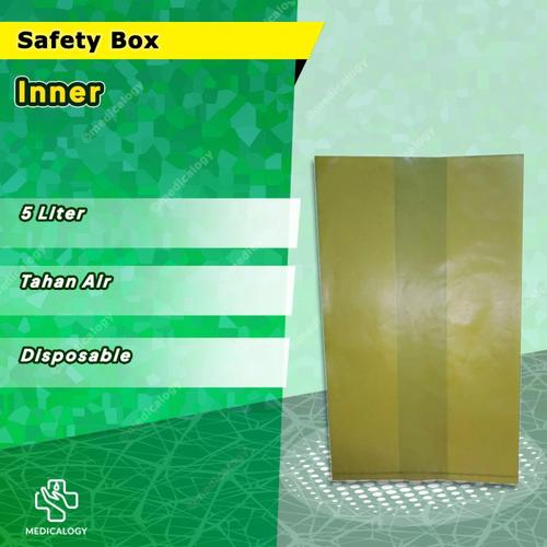 Jual Plastik Inner Safety Box 5 Liter | Tempat Sampah Medis 5L ...