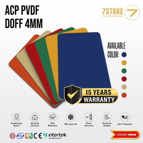 Jual SEVEN ACP PVDF 4 mm Doff Alloy 1100 0,3 mm - Aluminium Composite ...