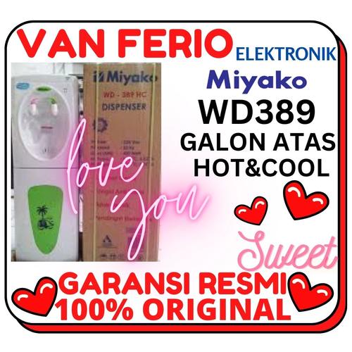 Jual DISPENSER AIR GALON ATAS MIYAKO WD 389 / WD389 / WD-389 HOT COOL - Kota Bandung - Van Ferio ...
