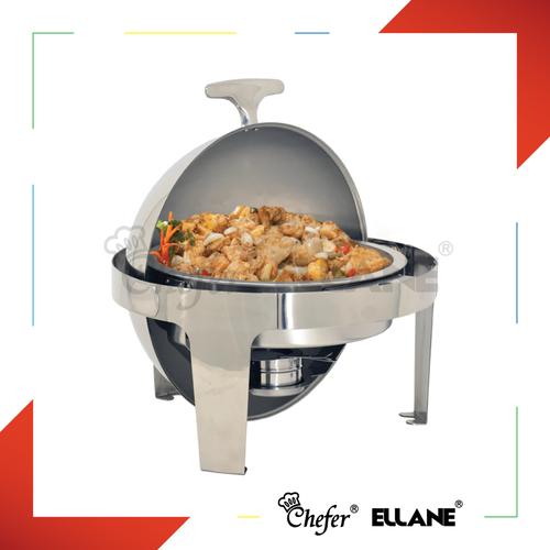 Jual Chafing dish roll top bulat 6.8 liter pemanas makanan catering ...