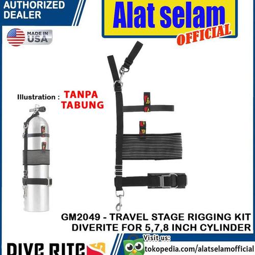 Jual GM2049 Travel Stage Rigging Tank Kit Diverite for 5 7 8 Inch ...