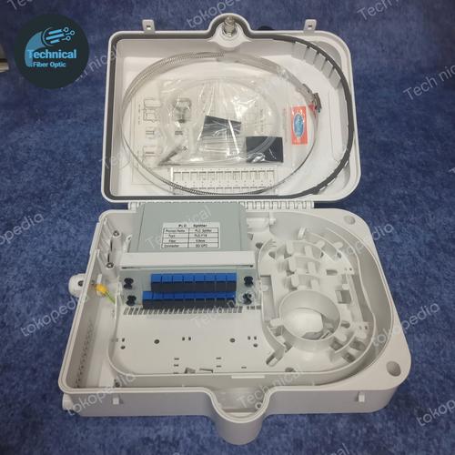 Jual odp 24 Core lengkap Box Splitter 1:16/odp 24 Core lengkap + Klem ...