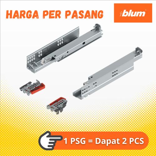 Jual Promo BLUM Rel Laci Tanam / Tandem Slow Motion FULL Extension ...