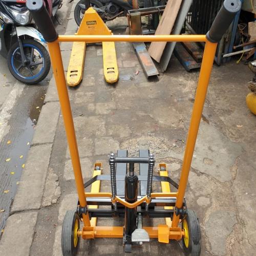 Jual Hand Stacker Trolley 200kg Hand Forklift Troli Mini 200kg ...