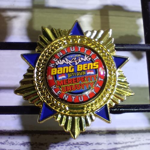 Jual Pin Peniti Bintang Biru Dengan Logo Pin Custom Logo Resin - Kab ...