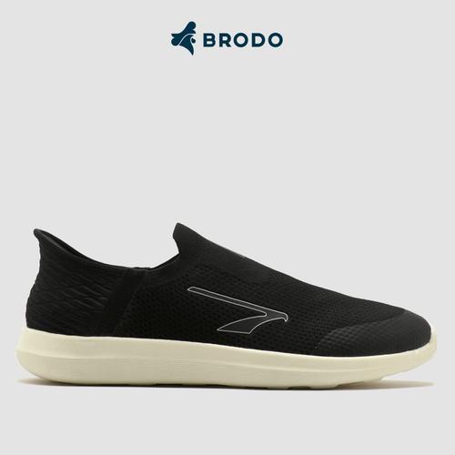 Promo Sepatu BRODO Sneakers Active Slip On Black OWS - 40 - Jakarta ...