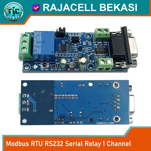 Jual Modbus RTU RS232 Relay Module 7-24V 1 2 4 Channel Serial ...