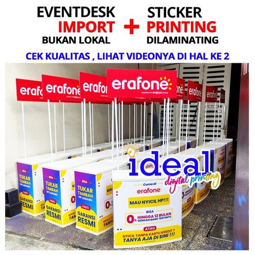 Jual Event desk meja jualan Eventdesk meja promosi meja lipat pvc ...