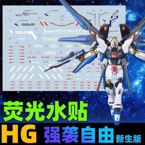 Jual HG STRIKE FREEDOM GUN DAM REVIVE WATER DECAL XING YU HD MODEL ...