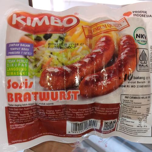 Jual Kimbo Sosis Bratwurst Mini isi 10 450 gram - Kota Malang - Mister ...