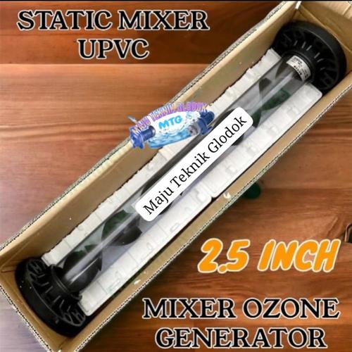 Jual Statis Mixer 2.5 inch static mixer Flange ozone Generator PVDF O ...