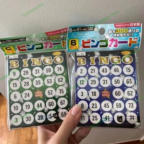 Jual BINGO CARD KARTU BINGO 60 PC PER PACK MADE IN JAPAN - Jakarta ...