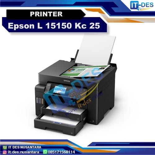 Jual Printer Epson L 15150 Kc 25 EcoTank L15150 A3 Wi-Fi Duplex All-in ...