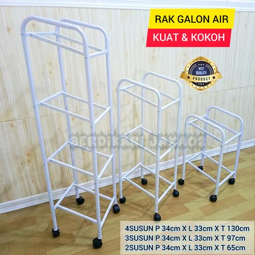 Promo Rak Galon / Tempat Air Galon Kokoh Ukuran 4 Susun / 3 Susun / 2 ...