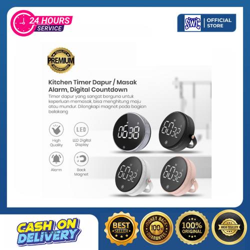 Jual F1 Kitchen Timer Dapur Countdown Timer Rotation Digital SWG ...