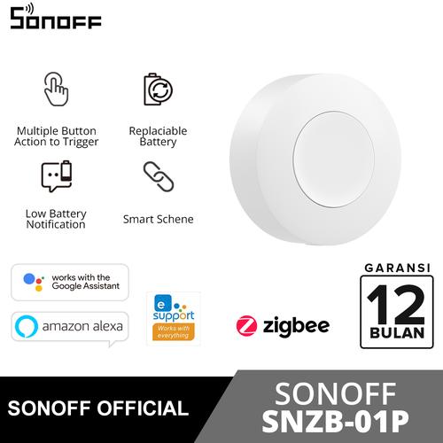 Promo Sonoff Smart Wireless Switch SNZB-01P Zigbee Sakelar Wireless IOT - Jakarta Pusat - Sonoff ...