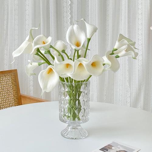 Jual Bunga Calla Lily LATEX Kualitas Super - Bunga Lili Plastik - Putih ...