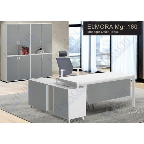 Jual Meja Kantor meja L Meja Manager INDACHI ELMORA 160cm - tanpa laci ...